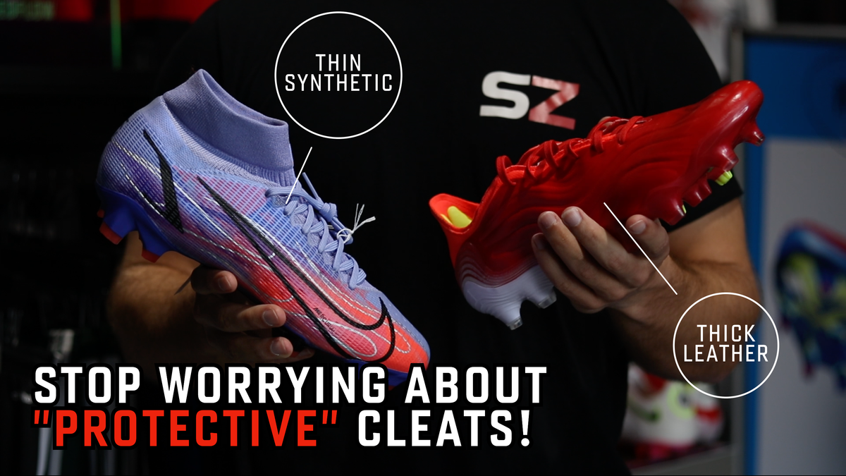 Do Leather Soccer Cleats Have More Protection? – Soccer Zone USA