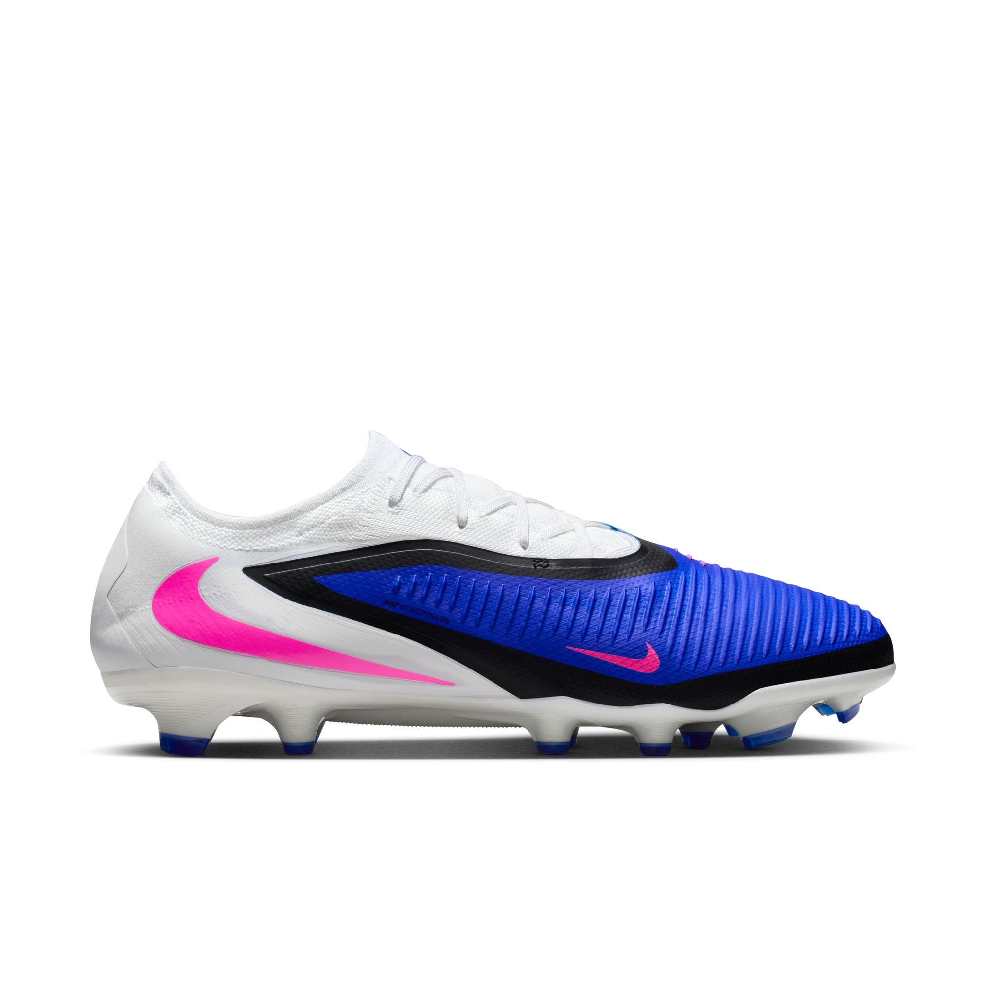 Nike Phantom 6 Low Pro FG Firm Ground Soccer Cleats -Racer Blue/Pink ...