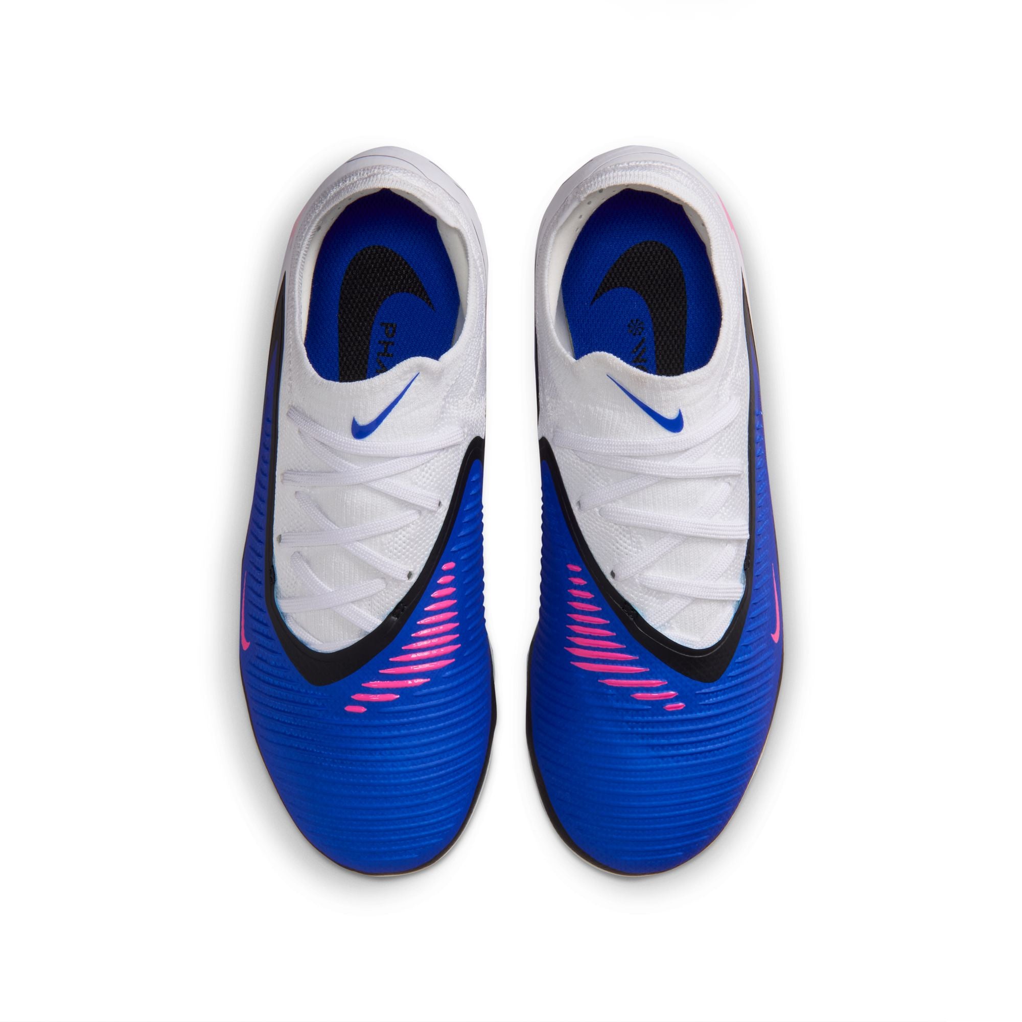 Nike Junior Phantom 6 Low Pro Multi Ground MG- Racer Blue/Pink Blast ...