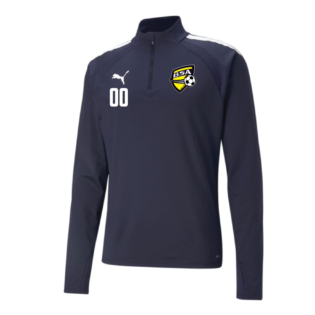 Belleville Puma Team Liga 25 1/4 Zip Training Top Navy – Soccer Zone USA