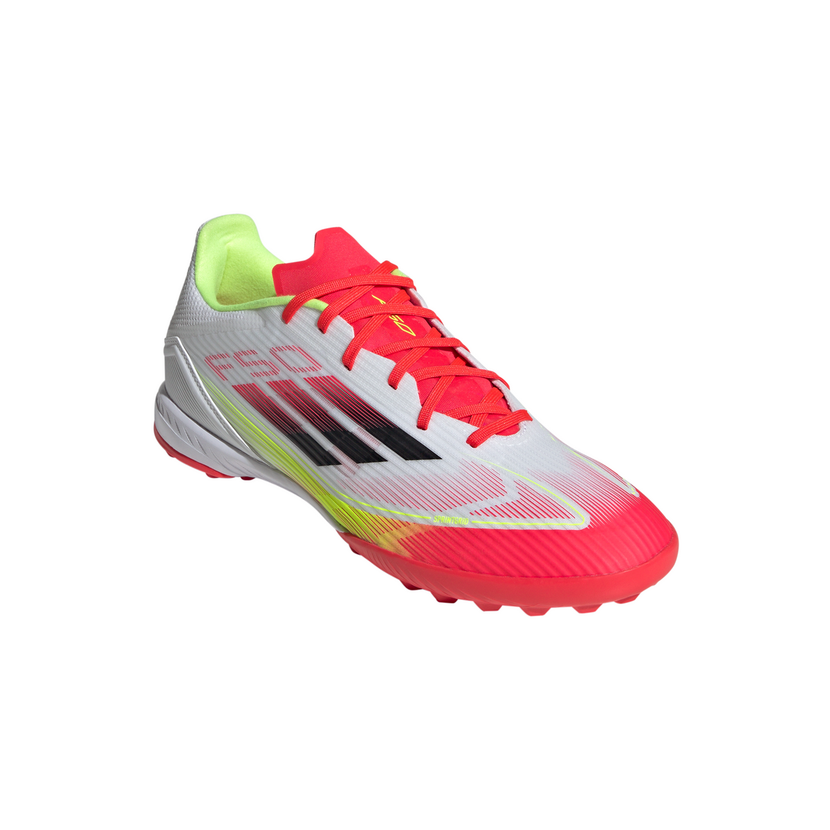 adidas F50 League TF - Cloud White/Core Black /Solar Yellow IE1231 ...