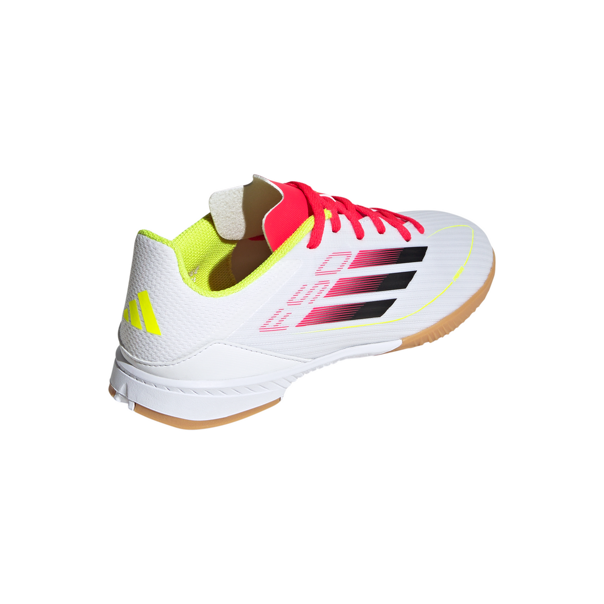 adidas F50 League Junior IN- Cloud White/Core Black/Solar Yellow IE3750 ...