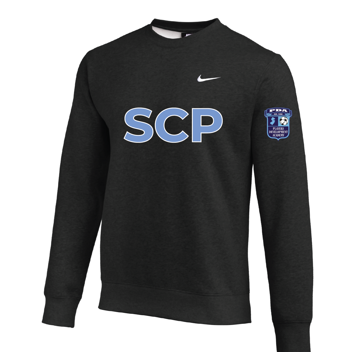 PDA-SCP (Transfer) Nike Team Club Fleece Sweatshirt Black – Soccer Zone USA