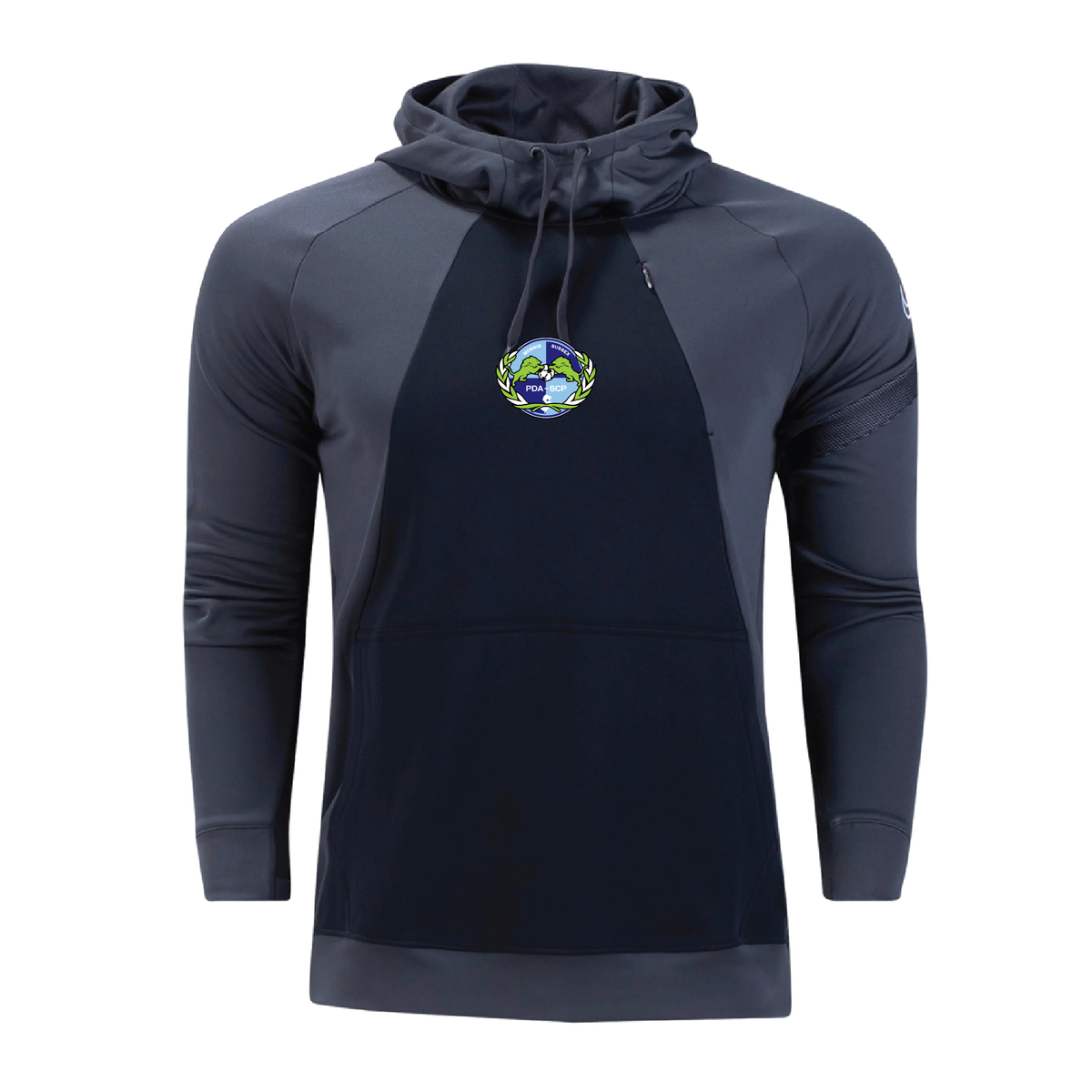 Roxbury PDA-SCP FAN Nike Dry Academy Hoodie Grey/Black – Soccer Zone USA