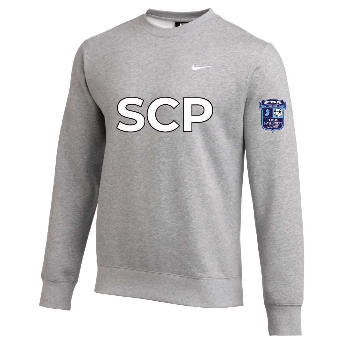 PDA-SCP (Transfer) Nike Team Club Fleece Sweatshirt Grey – Soccer Zone USA