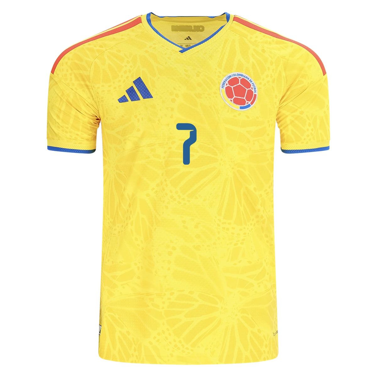 Men's Authentic adidas Luis Diaz Colombia Home Jersey 2026 – Soccer ...