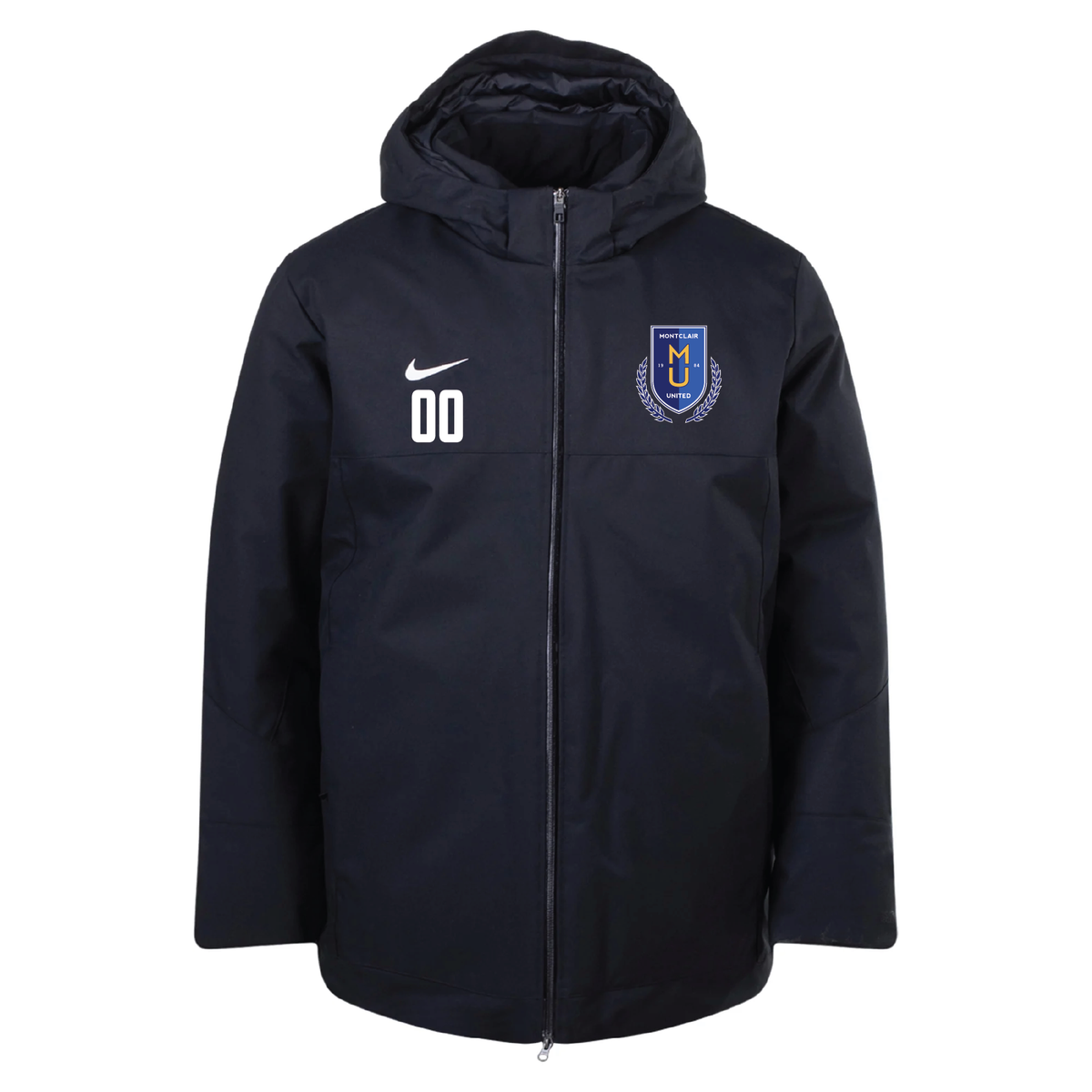 Montclair United Nike Down Fill Parka Jacket Black – Soccer Zone USA