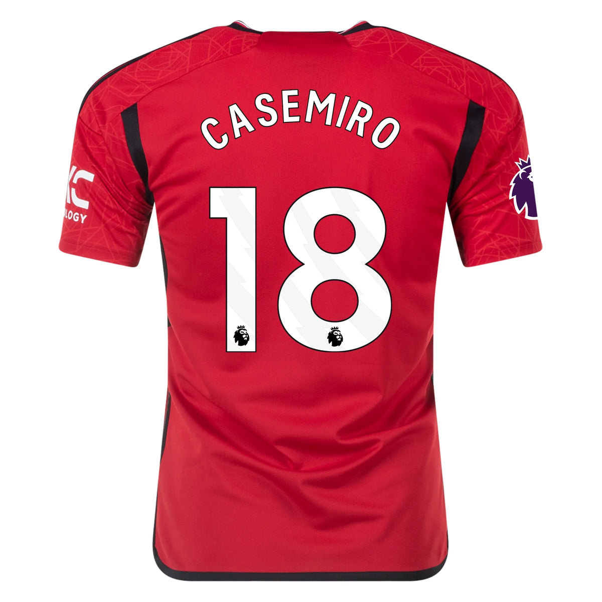Men s Replica Adidas Casemiro Manchester United Home Jersey 23 24