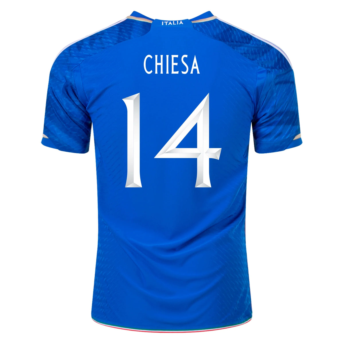 Men's Authentic adidas Chiesa Italy Home Jersey 2023 HS9891 – Soccer ...