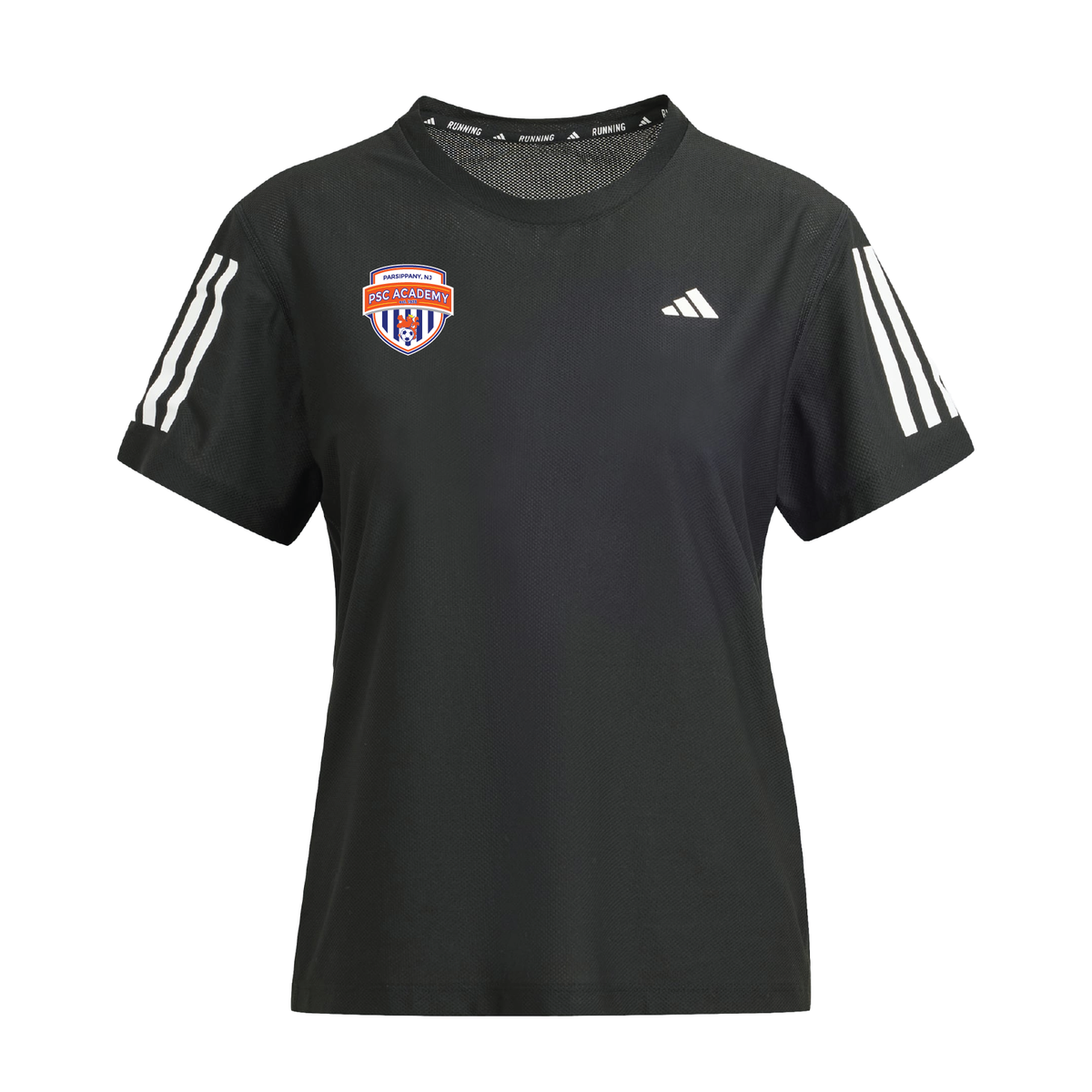 Parsippany Academy adidas On The Run NPL Girls Travel Tee Black ...