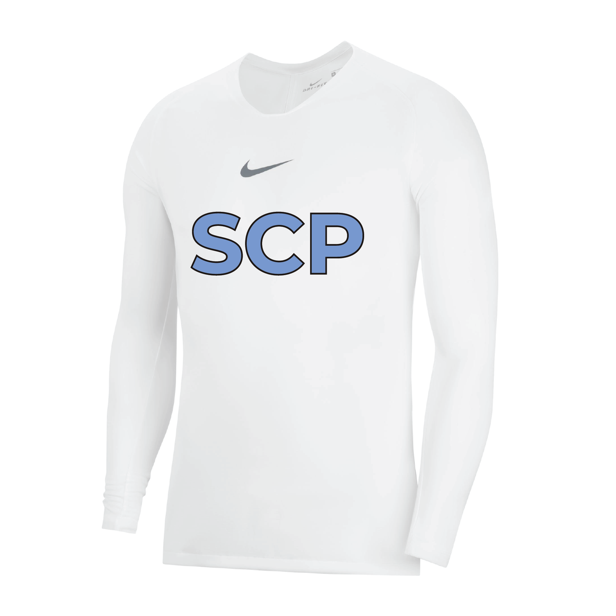 PDA-SCP Hudson Valley Nike Park LS First Layer Compression White ...