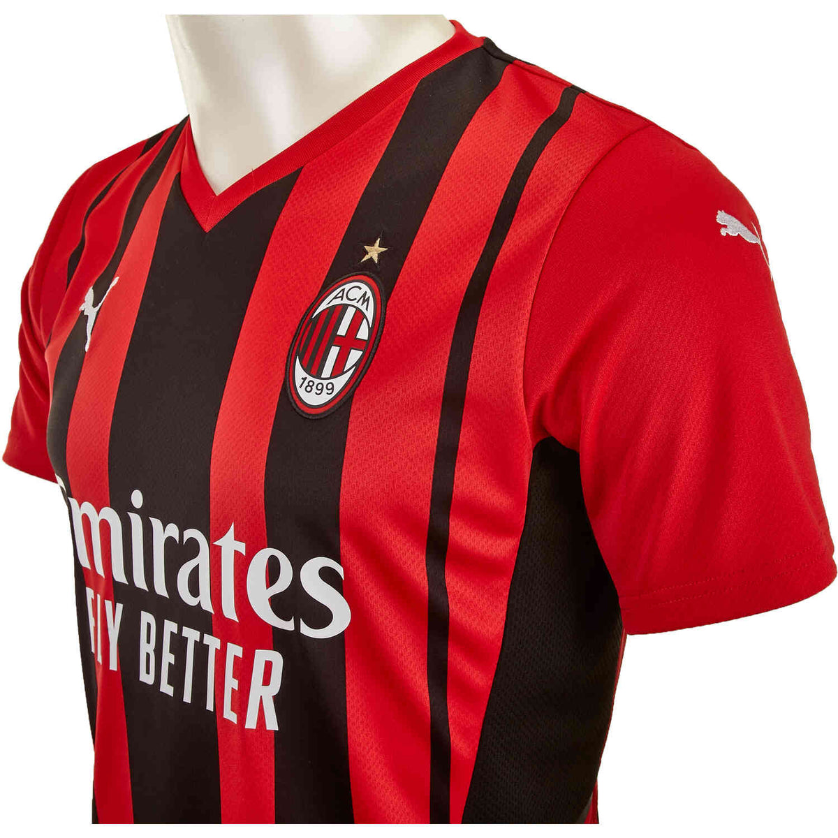 PUMA AC Milan 2021-22 Home Jersey - YOUTH - 759123-01 – Soccer Zone USA