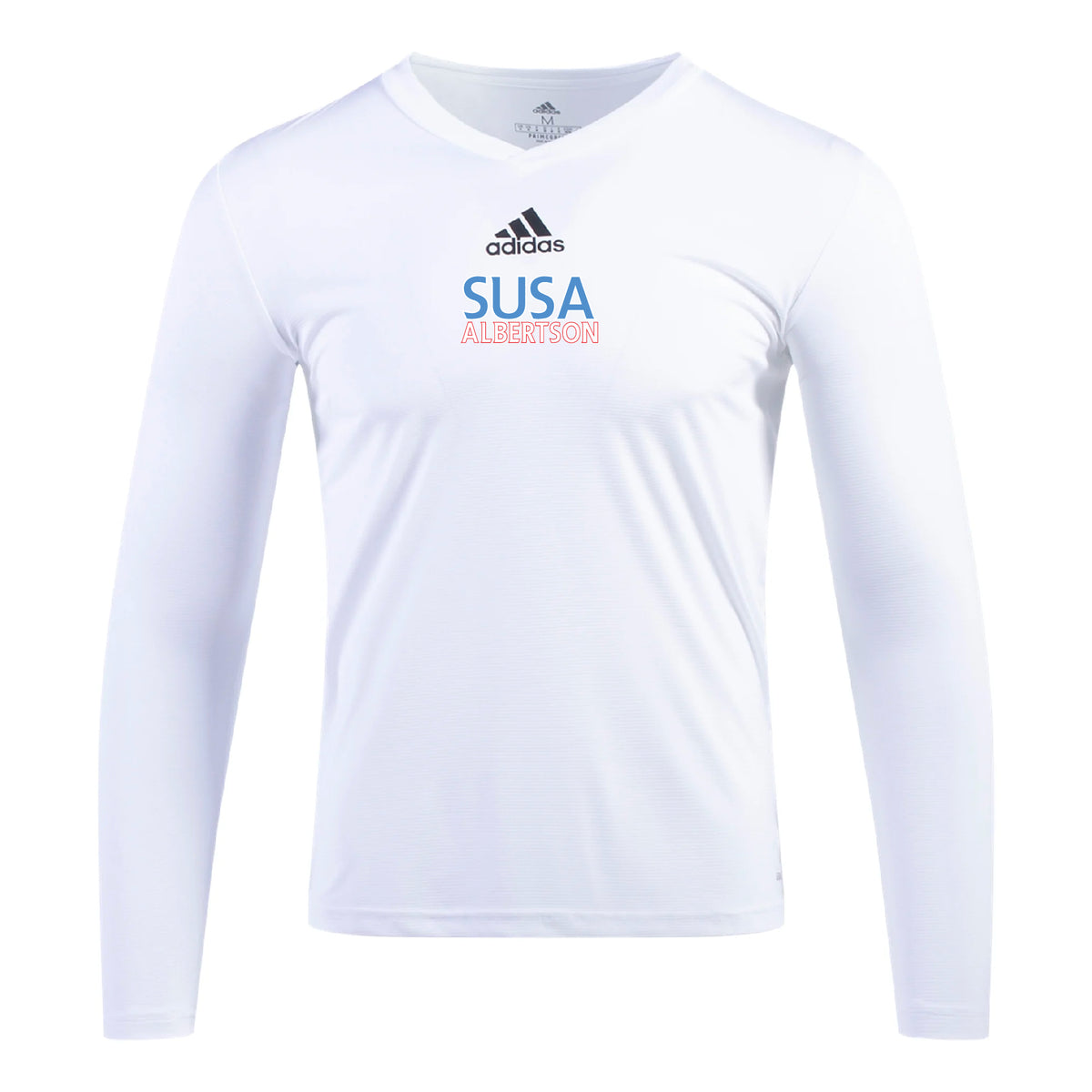SUSA Albertson adidas Base Compression Tee White – Soccer Zone USA