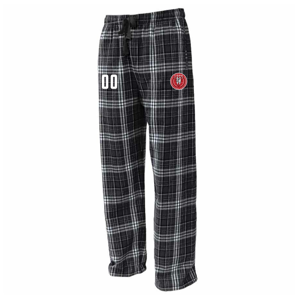 FC Copa Flannel Plaid Pajama Pant Black/White – Soccer Zone USA