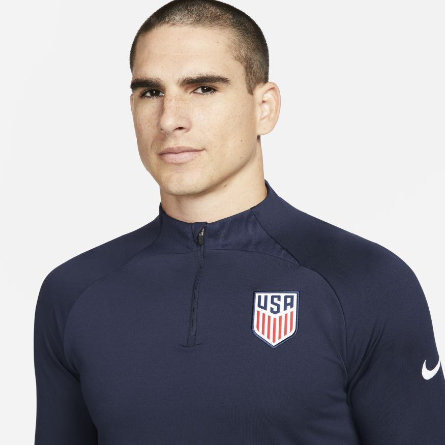 Nike USMNT Long Sleeve Strike Training Top 2022 DH6462-451 – Soccer ...