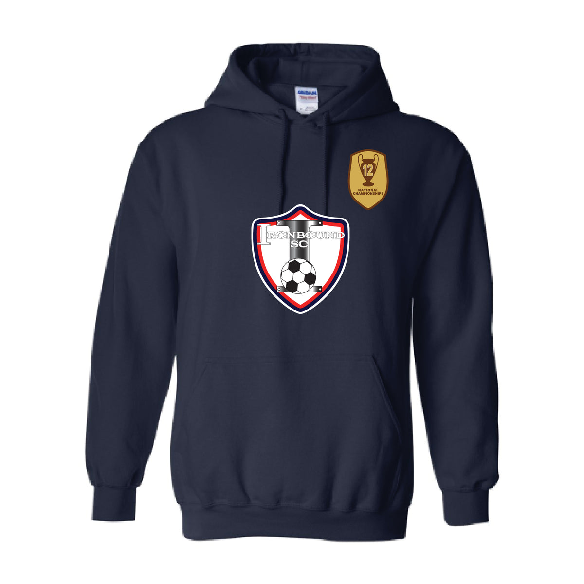 Ironbound SC Hoodie - Navy – Soccer Zone USA